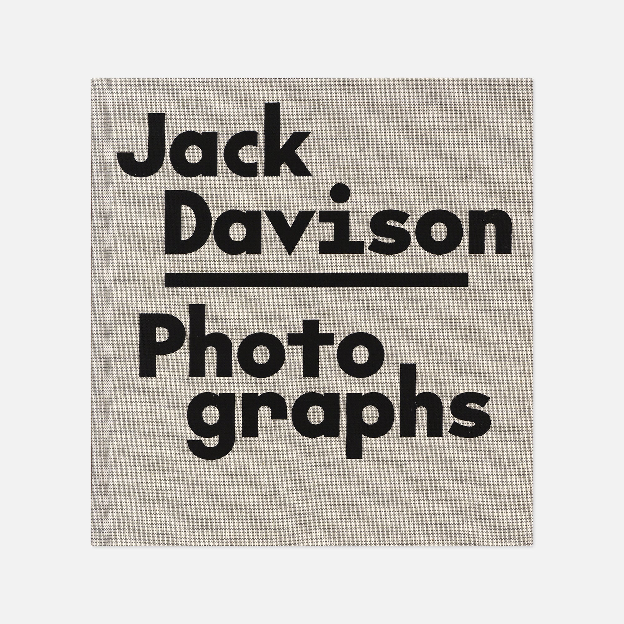 Jack Davison — Photographs – Wolf Books
